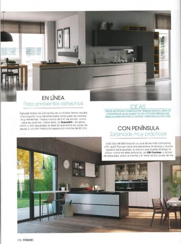 Ideas para elegir entre una Cocina en Línea o con Península - Cocina ...